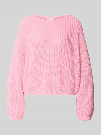American Vintage Oversized Strickpullover aus Leinen-Mix