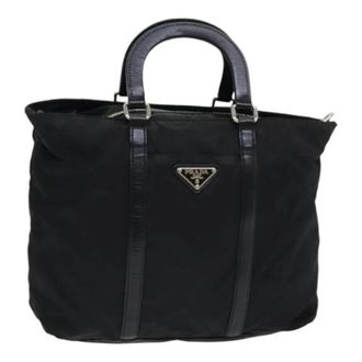 Prada Pre-owned Vintage Nylon Handtasche - - Pre-owned - Damen - Schwarzk - ONE SIZE