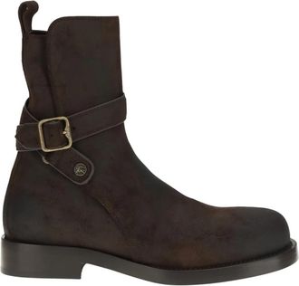 Burberry Ledger Jodphur Lederstiefel - - Shoes - Herren - Braun - 43 EU
