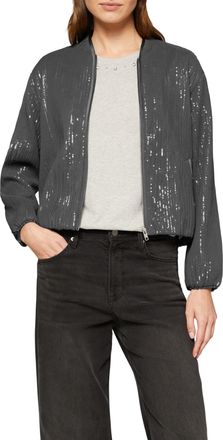 s.Oliver Blouson mit Pailletten