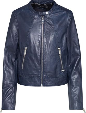 Maze Damen Lederjacke Grenada Navy XL