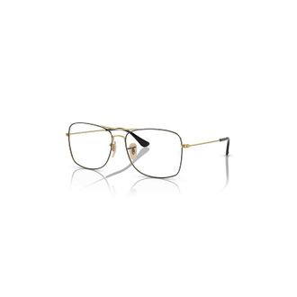 Ray-Ban Rb6498 Optics Gold Fassung Klar Glas Polarisiert 55-15