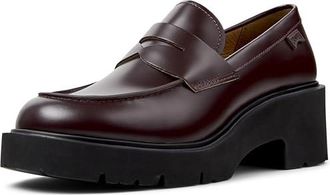 Camper Femme Milah K201425 Moccasin, Bourgogne 030, 36 EU