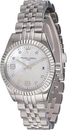 Pierre Cardin Femme, Accessoires, Gris, Taille: ONE Size Montre habill&eacute;e en acier inoxydable