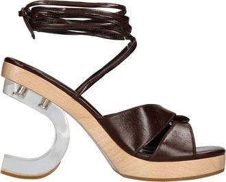 Jeffrey Campbell Femme, Chaussures, Brun, Taille: 38 EU Jeffrey Campbell Sandales Brown