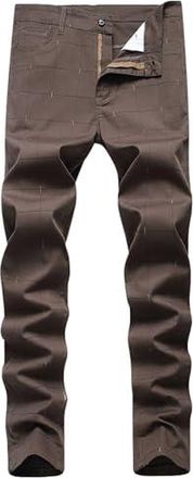 Generic Jean basique slim fit pour homme - Coupe ajust&eacute;e - Tendance - Confortable - Taille flexible - Pantalon classique - Coupe droite - Pantalon basique ten