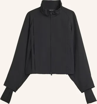 Yohji Yamamoto Y-3 Cropped Nylon Jacket schwarz