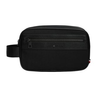 Tommy Hilfiger TH Repreve Kulturtasche - - Bags - Herren - Schwarzk - ONE SIZE