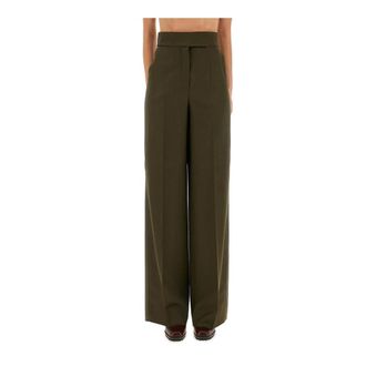 Max Mara Damen, Hosen, Gr&uuml;n, XSGr&ouml;&szlig;e