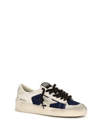 Golden Goose Mens Stardan Sneakers Navy-Grey-Milk Navy/grey/milk