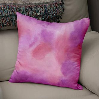 Bonamaison Le Jardin du Lin Kissen Zierkissenbezug Kissenbezug, Aquarell-Thema Dekoration, Für Zuhause Autos Büro Sofa Wohnzimmer Couch Schlafzimmer Dekor, 50x50