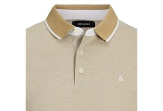 Jack & Jones Poloshirt Jack&Jones &Uuml;bergr&ouml;&szlig;en Poloshirt beige JJEPAULOS