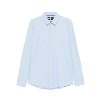 HUGO BOSS Chemise ajust&eacute;e P-Hank - Homme - Chemises - Bleu - Taille: 4XS