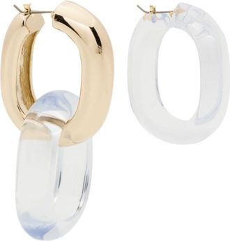 sacai Goldfarbene Creolen