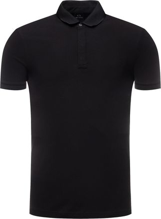 A|X Armani Exchange Poloshirt 8NZF91 ZJ81Z 1200 Schwarz Slim Fit