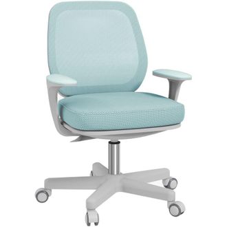 Vinsetto Fauteuil de bureau - Vinsetto - ergonomique - hauteur r&eacute;glable - tissu en maille - 55x48x94.5cm - vert