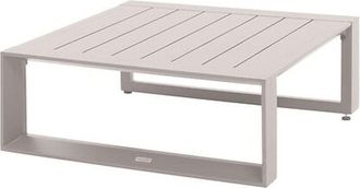 Hesperide Hesperide - Table basse de jardin carrée en aluminium allure