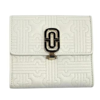 Bulgari Portefeuille vintage doccasion (bi-pli) - Femme - Pre-owned - Blanc - Taille: ONE Size