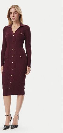 Guess Strickkleid G6BK33 Z1636 Violett Slim Fit