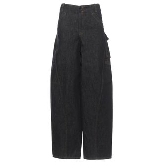 Self Portrait Denim Cargo Jeans - - Jeans - Damen - Blau - W27