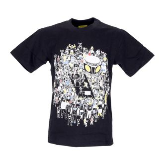 Market Basketballspiel Tee mit Smiley-Print - - Tops - Herren - Schwarzk - XL