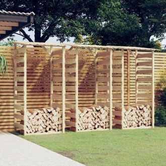 vidaXL Vidaxl - Pergola en bois de pin impr&eacute;gn&eacute; - Lot de 3 - Dimensions 100x90x200 cm - R&eacute;sistante &agrave; la corrosion - Pour espaces ext&eacute;rieurs