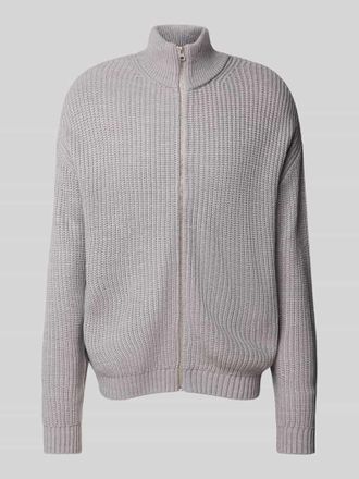 Review Strickjacke mit Rei&szlig;verschluss