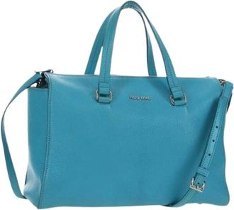 Miu Miu Sac cabas Pre-owned - Femme - Pre-owned - Bleu - Taille: ONE Size