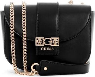 Guess sac à épaule bandoulière Jane Covertible Xbody Flap Black noir