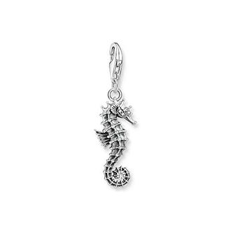 Thomas Sabo Charm hippocampe avec zircone en argent sterling 9,7 mm, 33,1 mm, 1886-643-14, 33,1mm, Argent sterling, Zircone cubique