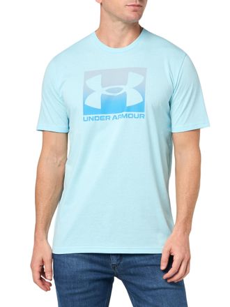 Under Armour Herren UA Boxed Sports Short Sleeve UA M Boxed Sports Updated SS, Stream/Ether Blue, S