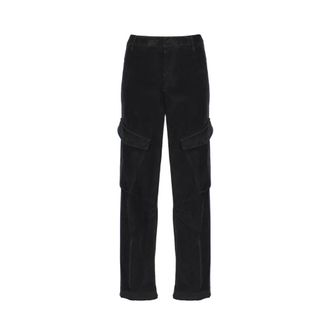 Dondup Camila Loose Cargo Hose - - Trousers - Damen - Schwarzk - W26