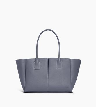 Le Tanneur Grand sac cabas Elena en cuir grain&eacute;