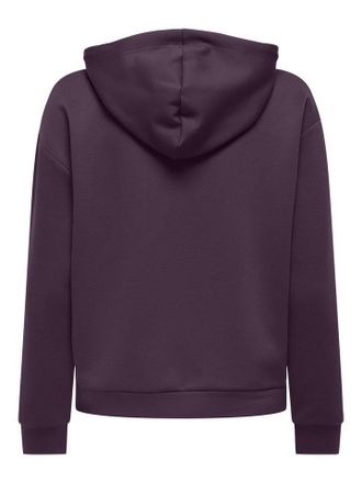 Only Play Kapuzensweatshirt ONPLOUNGE LIFE HOOD FZ LS SWT NOOS aus Polyester, Viskose und Elasthan, Regular Fit, mit Rei&szlig;verschluss