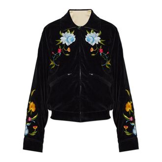Kenzo Wildflower Souvenir Jacket - - Jackets - Damen - Schwarzk - S
