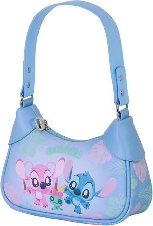 Disney Lilo und Stitch Jolly-Fancy Casual Schultertasche, Blau, 21,5 x 14,5 cm