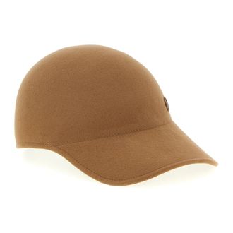 Maison Michel Tiger Wollm&uuml;tze - - Accessories - Damen - Beige - M