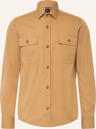 HUGO BOSS Hemd Rob Casual Fit beige