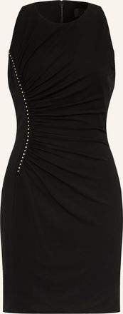 Versace Cocktailkleid Aus Jersey Mit Schmucksteinen schwarz