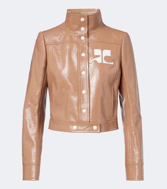 Courr&egrave;ges Courr&egrave;ges Veste courte Reedition en vinyle