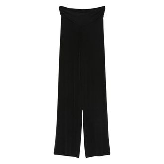 Aya Muse Wide Hosen - - Trousers - Damen - Schwarzk - M