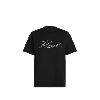 Karl Lagerfeld T-shirt logo en coton