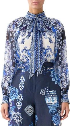 Camilla Damen, Blusen & Hemden, Blau, XSGr&ouml;&szlig;e