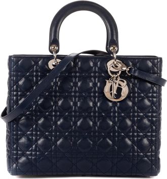 Dior Crossbody Bags - Lady Dior Large - Gr. unisize - in Blau - f&uuml;r Damen