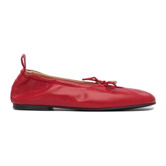 Alohas Alohas, Femme, Chaussures, Rouge, Taille: 36 EU Ballerines rouges en cuir pour femmes