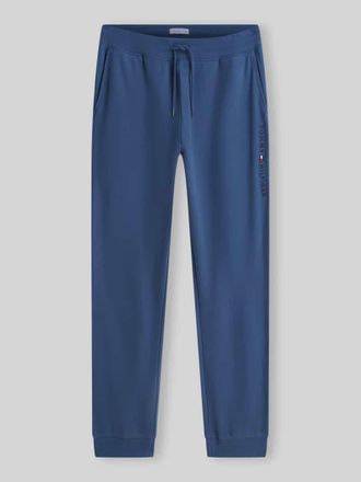 Tommy Hilfiger Regular Fit Sweathose aus reiner Baumwolle mit Label-Schriftzug
