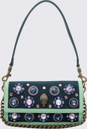 Kurt Geiger Shoreditch Minitasche aus Nylon mit Strasssteinen und Riemen