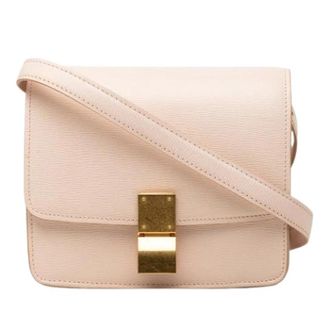 Celine Pre-owned Vintage Leather Shoulder Bag - - Pre-owned - Damen - Rosa - ONE SIZE