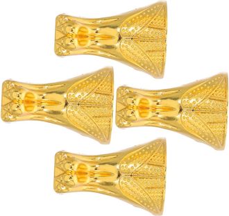 Holibanna NUOBESTY 4stücke Dekorative Möbelstütze Aus Vintage-eckenschutz Für Schmuckschatullen Aufbewahrungsecken Eckbein Für Holzkisten Und Schränke Rustikale