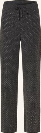 Sandro Sandro Marlenehose Mit Schmucksteinen grau